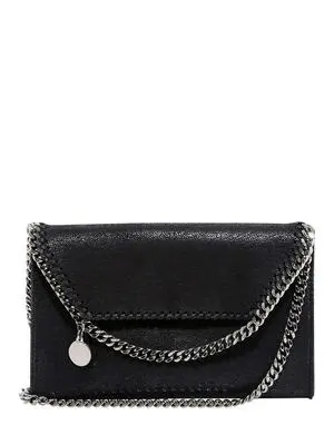 Stella McCartney Falabella Wallet Shaggy Deer Crossbody Bag - Multicolor