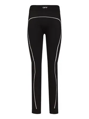 Off-White Off Stamp Leggings - Black