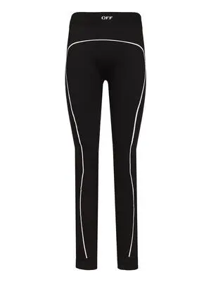 Off-White Off Stamp Leggings - Black