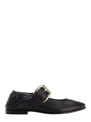 Bottega Veneta Astaire Mary Jane Ballerinas - Black