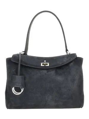 Balenciaga BALENCIAGA Suede Handbag With Turn Lock Multicolor