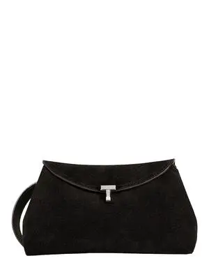 TOTEME TOTÊME T-Lock Suede Handbag Multicolor