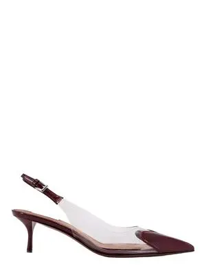 Alaïa Le Coeur Pvc And Leather Slingback Decollete - Multicolor