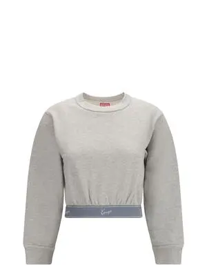 Kenzo Cropped Sweatshirt - Gray