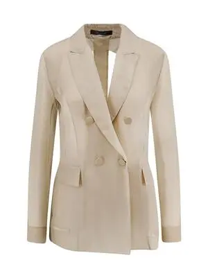 Max Mara Mxeslogan Silk Blazer - Multicolor