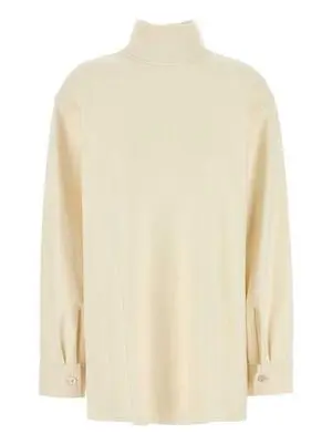 JIL SANDER Wool Blend Blouse - Yellow