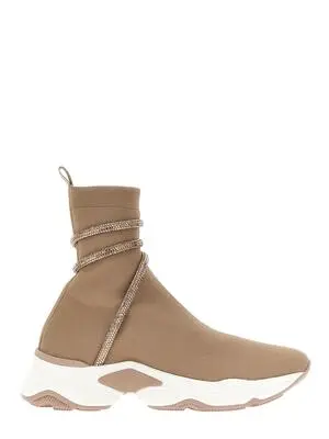 Rene Caovilla Cleo Running Sneakers - Cream