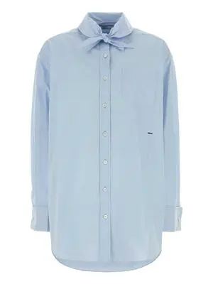 Prada Light Poplin Shirt - Blue