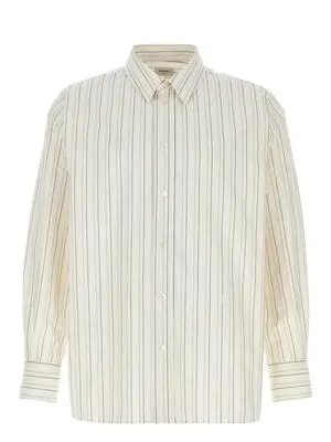 SAINT LAURENT Saint Laurent Men Embroidered Cotton Shirt