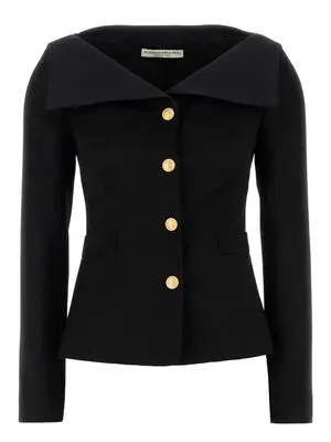 Alessandra Rich Wool Blazer - Black