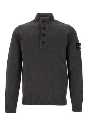 Stone Island STONE ISLAND Zip Sweater Gray
