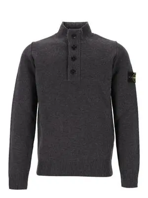 Stone Island STONE ISLAND Zip Sweater Gray