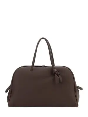 Jacquemus Hammered Leather Bowling Bag - Multicolor