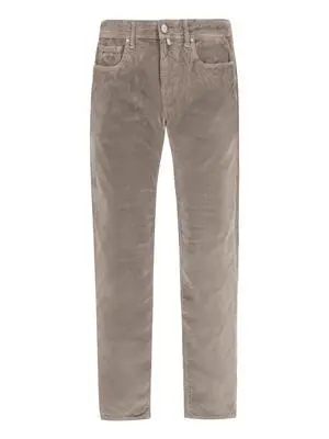 JACOB COHЁN Straight-leg Corduroy Pants - Brown