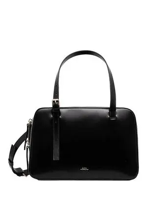 A.p.c. Sac Virginie Box Bag - Black