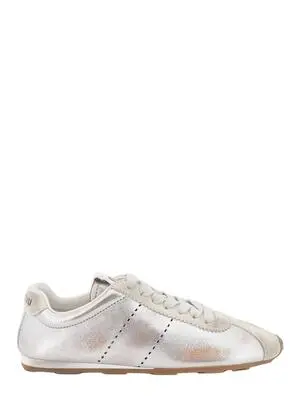 Miu Miu MIU MIU Plume Leather Sneakers Multicolor