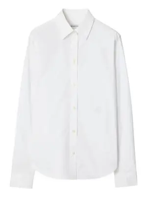 Burberry Regular Fit Cotton Poplin Formal Shirt - White