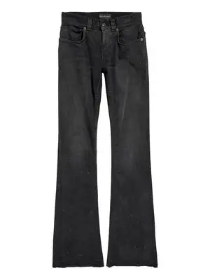 Balenciaga Slim Fit Bootcut Jeans - Black