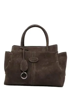 TOD'S Suede Tote Bag - Brown