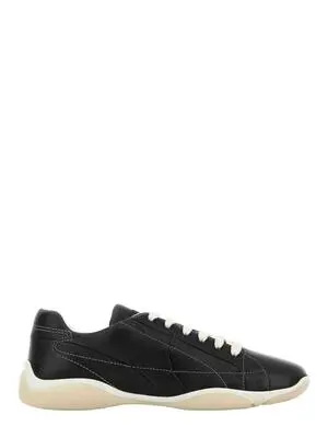 Prada Nappa Leather Sneakers - Black