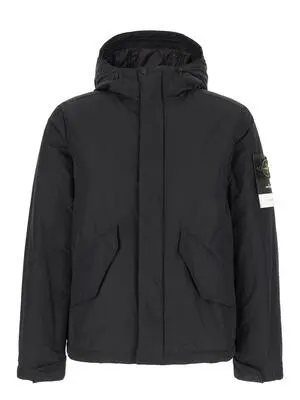 Stone Island Hooded Zip Up Casual Jacket - Multicolor