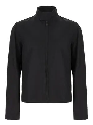 Gucci Zip Up Stand Collar Casual Jacket - Multicolor