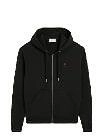 AMI Paris Zipped Hoodie With Signature Embroidery - Multicolor