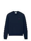 AMI Paris Ami Paris Men Sweatshirt With Red Ami De Coeur Multicolor