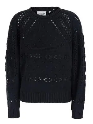 ISABEL MARANT ÉTOILE ISABEL MARANT ETOILE Luce Perforated Wool Sweater