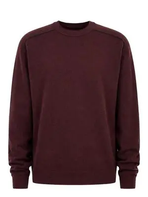 MAISON MARGIELA Virgin Wool Crewneck Sweater - Red