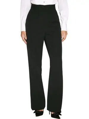 Dolce & Gabbana Wool Gabardine Tuxedo Pants - Black