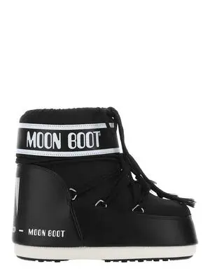 Moon Boot Nylon Icon Low Ankle Boots - Black