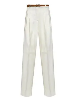 Max Mara Mstadunco Fluid Belted Trousers - Multicolor