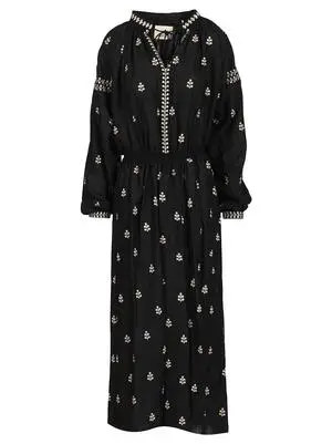 Isabel Marant Étoile Tussar Silk Dress - Black