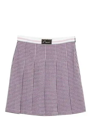 Marni Plaid Pleated Skirt - Multicolor