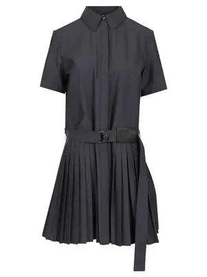 Loewe Pleated Shirt Dress - Blue