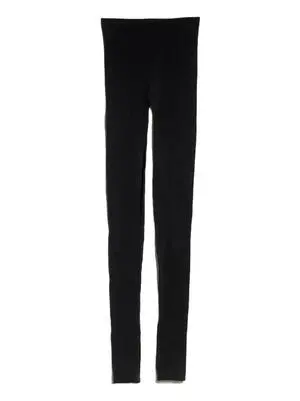 Gucci Plain Polyamide Trousers - Black
