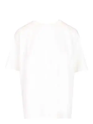 Jacquemus Cotton And Silk T-shirt - White