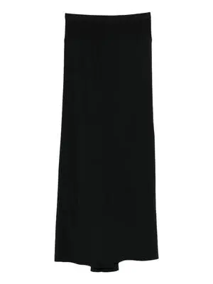 Rick Owens Cotton Blend Midi Skirt - Multicolor