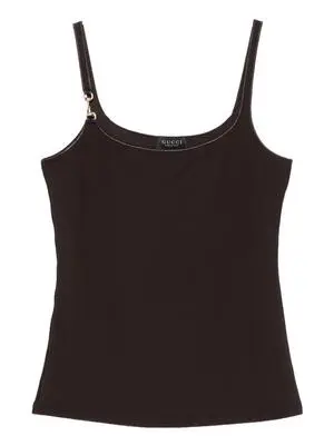 Gucci Stretch Tank Top - Brown