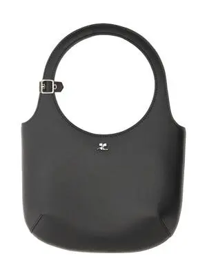 COURREGES Holy Leather Handbag - Black