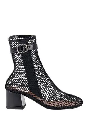 Alaïa 55 Mesh And Patent Leather Boots - Multicolor