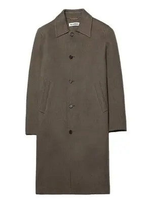 JIL SANDER Double-breasted Sporty Coat - Green