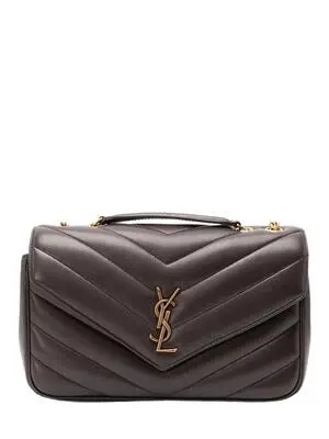 Saint Laurent Loulou Medium Bag - Gray