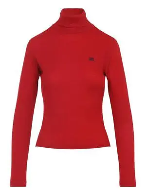 Celine Celine Turtleneck Top Women Red