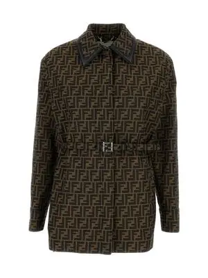 Fendi Ff Canvas Jacket - Multicolor