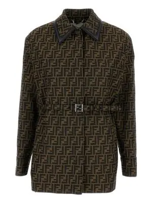 Fendi Ff Canvas Jacket - Multicolor