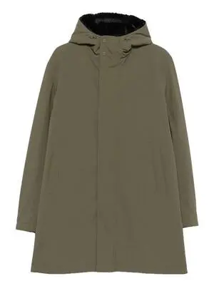 Herno Faux-fur Trim Parka - Green