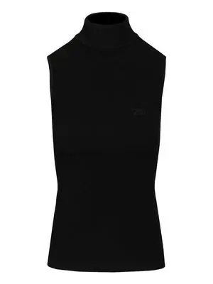 Loewe Sleeveless Top - Black