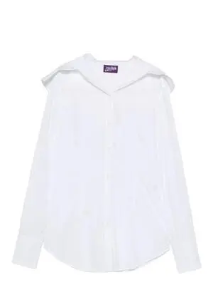 JEAN PAUL GAULTIER Cotton Hooded Shirt - White